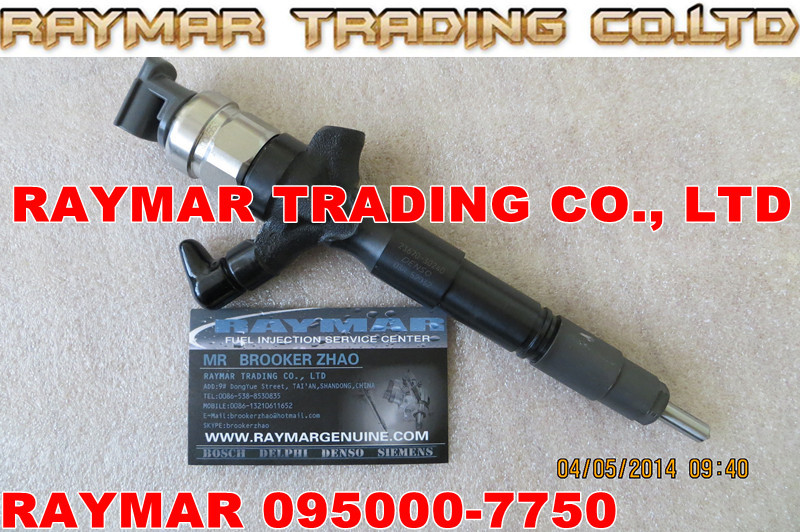 DENSO common rail injector 095000-7380, 095000-7750 for TOYOTA 23670 ...