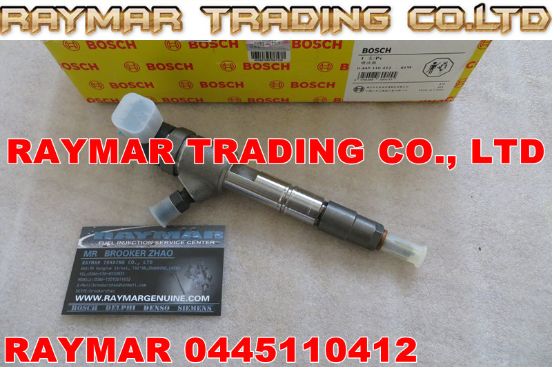 BOSCH Common rail diesel fuel injector 0445110412 for JAC Refine