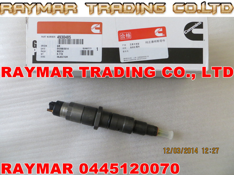BOSCH Common rail injector 0445120070, 0445120241 for Cummins 3976631 ...