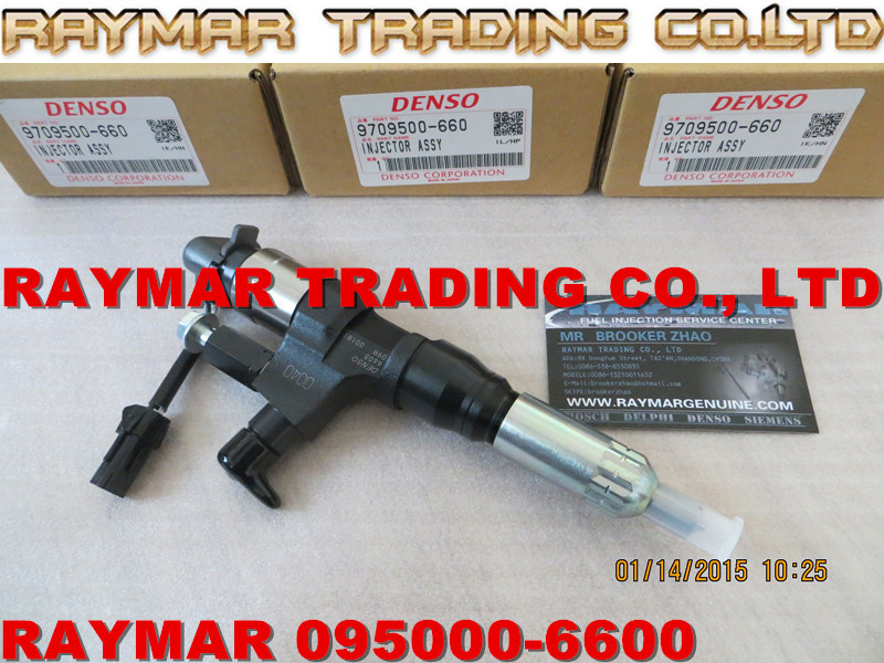DENSO Common rail injector 095000-6600, for HINO J08C J08E 500 Series ...