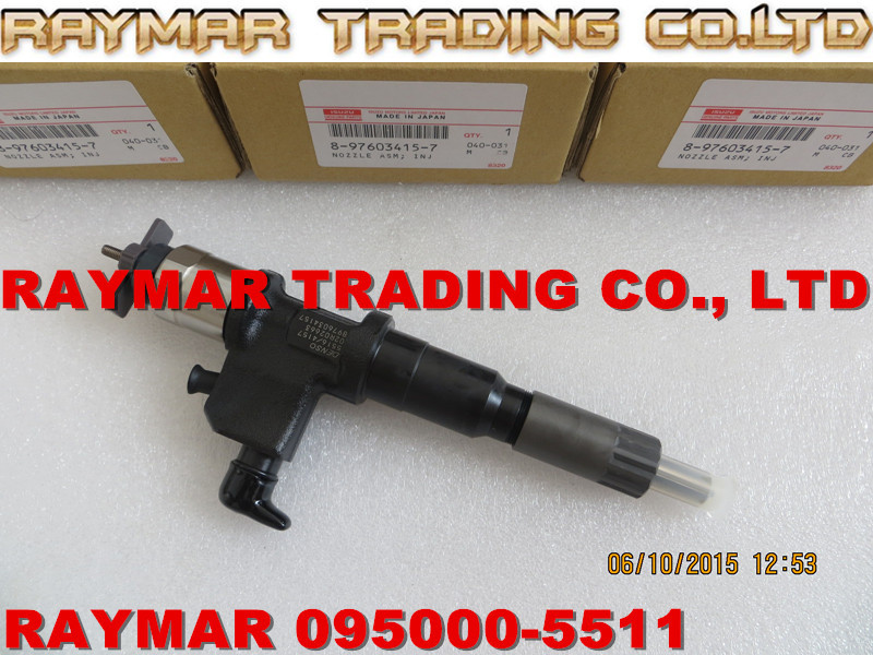 DENSO common rail injector 095000-5511, 095000-5512, 095000-5515 for ...