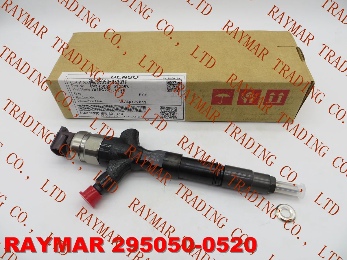 DENSO Common rail injector 295050-0180, 295050-0520 for TOYOTA Hilux ...
