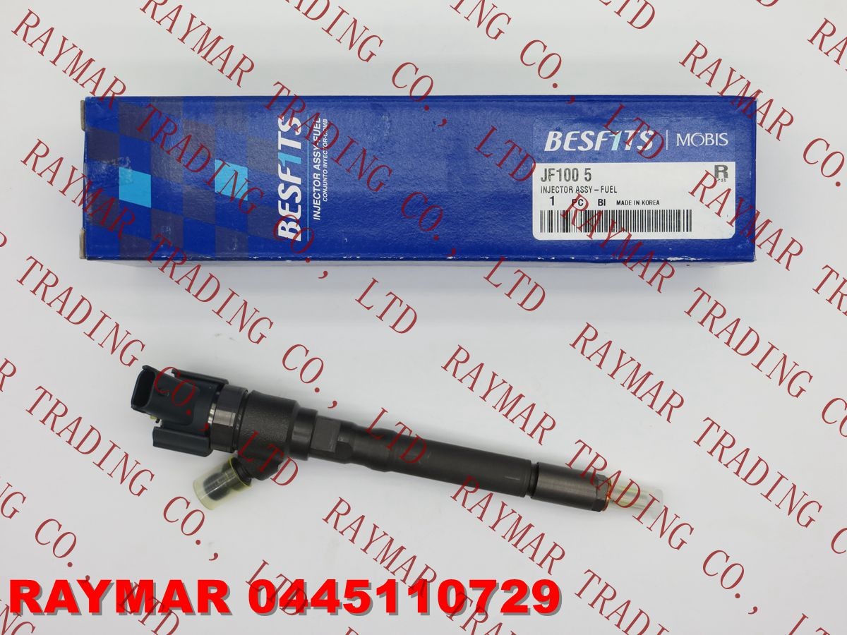 BOSCH Genuine common rail injector 0445110290, 0445110729 for HYUNDAI ...