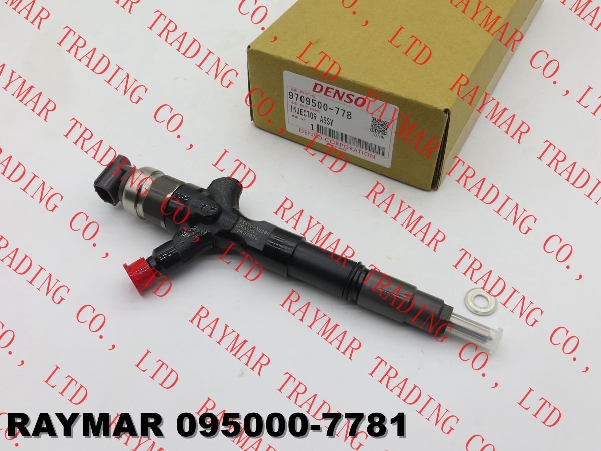 DENSO Genuine common rail injector 09500-7780, 095000-7781 for TOYOTA ...