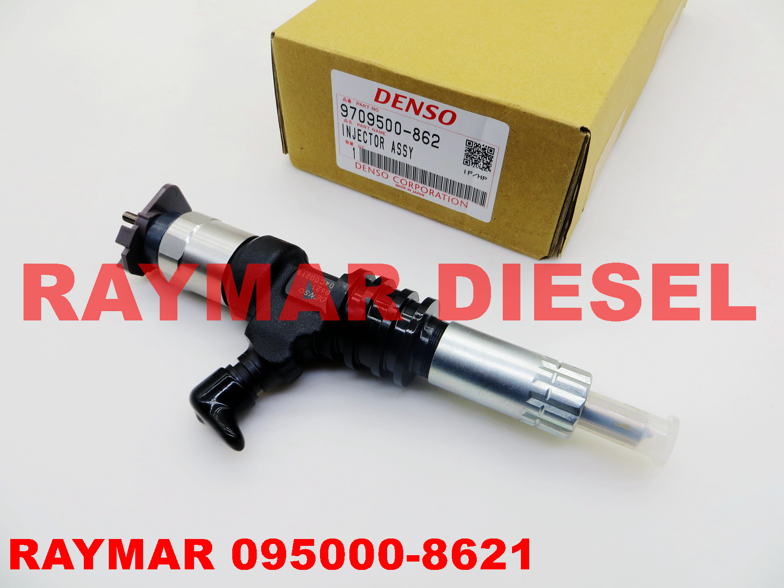 DENSO Genuine diesel common rail injector 095000-8620, 095000-8621 for ...